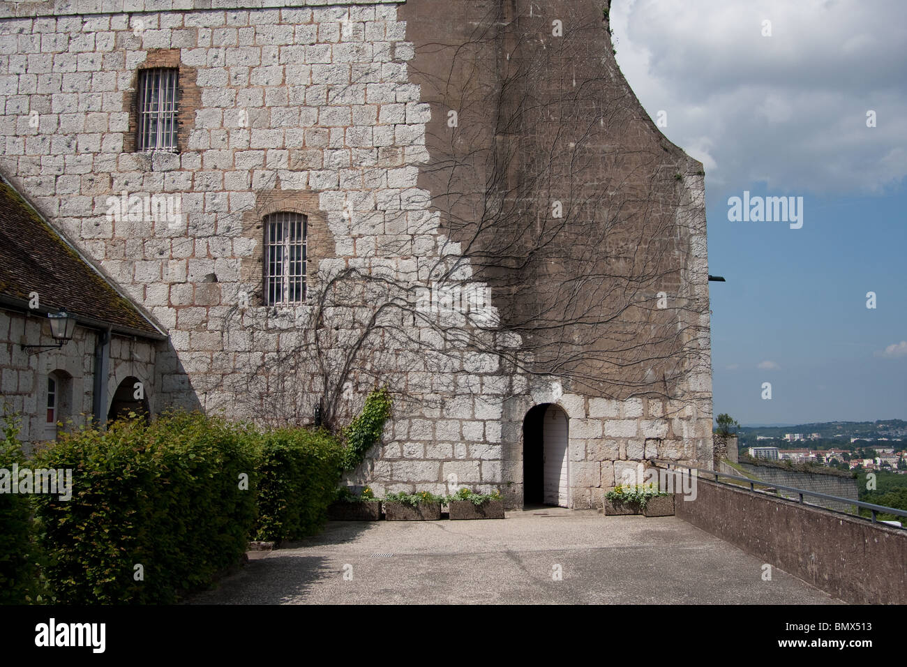 castle citadel chateau battlements stone fortress Stock Photo - Alamy