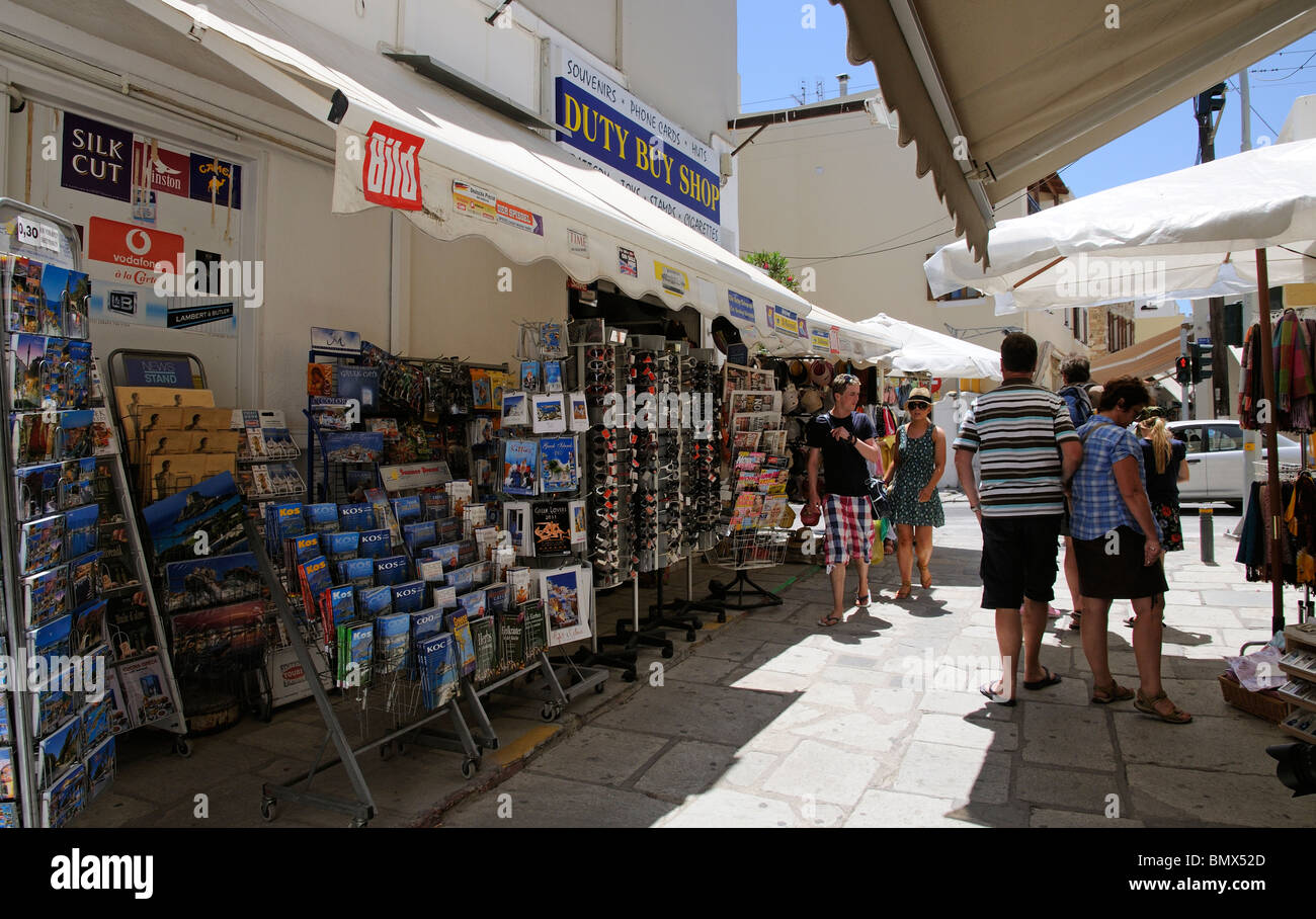 Kos town greece shops hi-res stock photography and images - Alamy