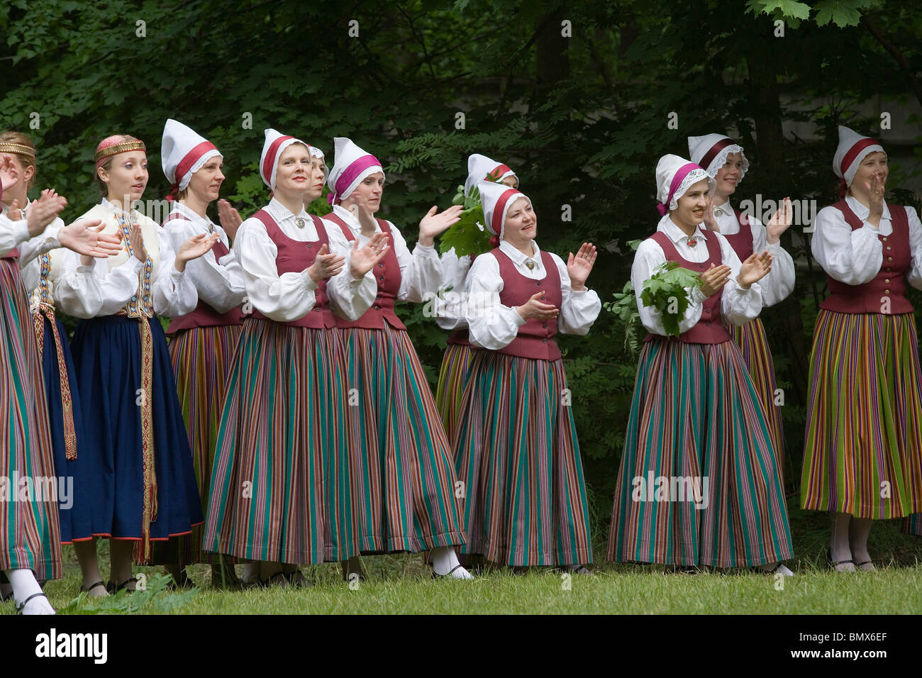 Latvia,Latvian folklore,Traditional costumes,dance,dancing,sing,singing ...