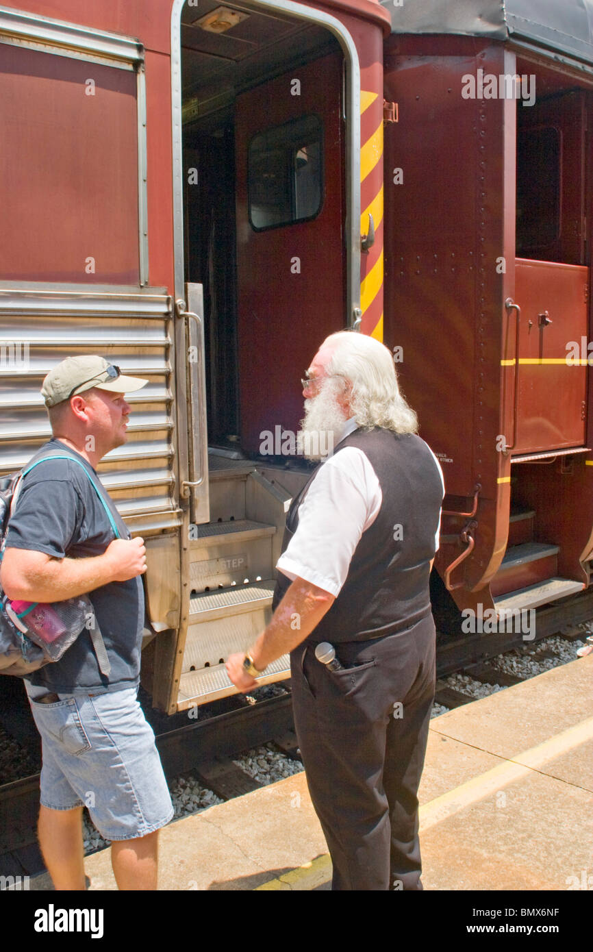 Male train conductor hi-res stock photography and images - Alamy