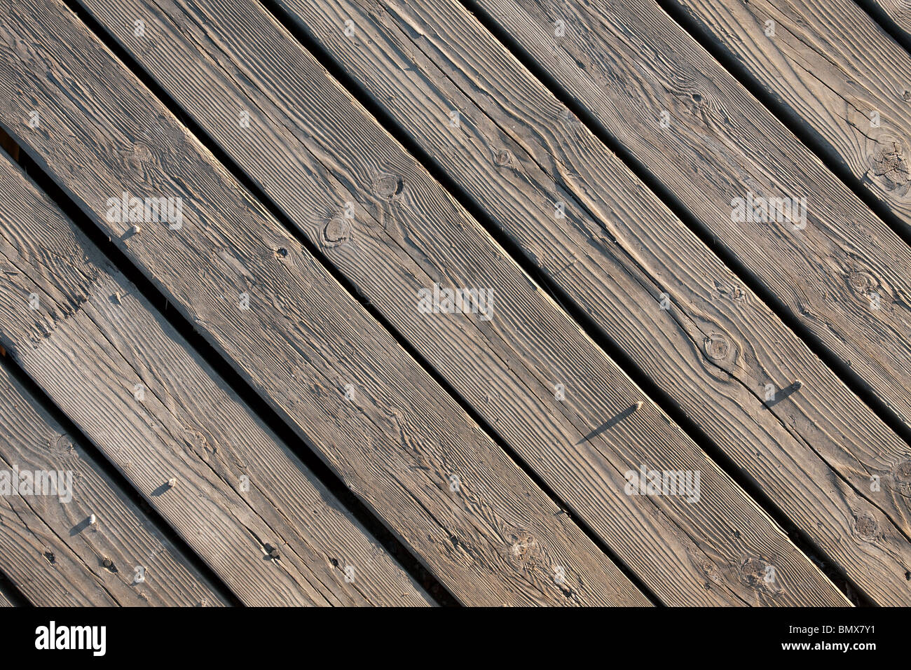 Lumber background of a pier in soft light Stock Photo - Alamy