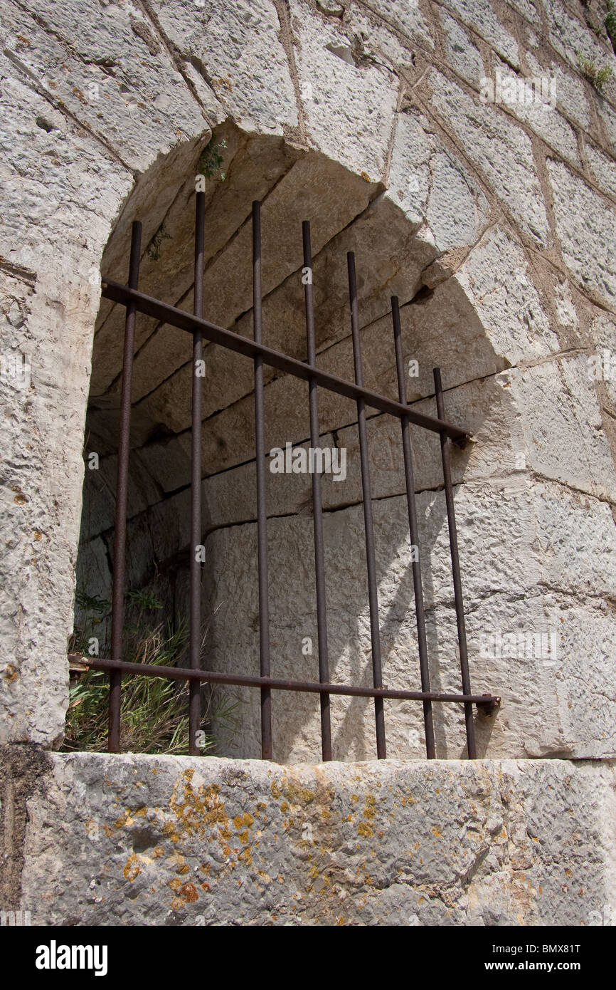 window stone defensive arch citadel castle vauban Stock Photo - Alamy