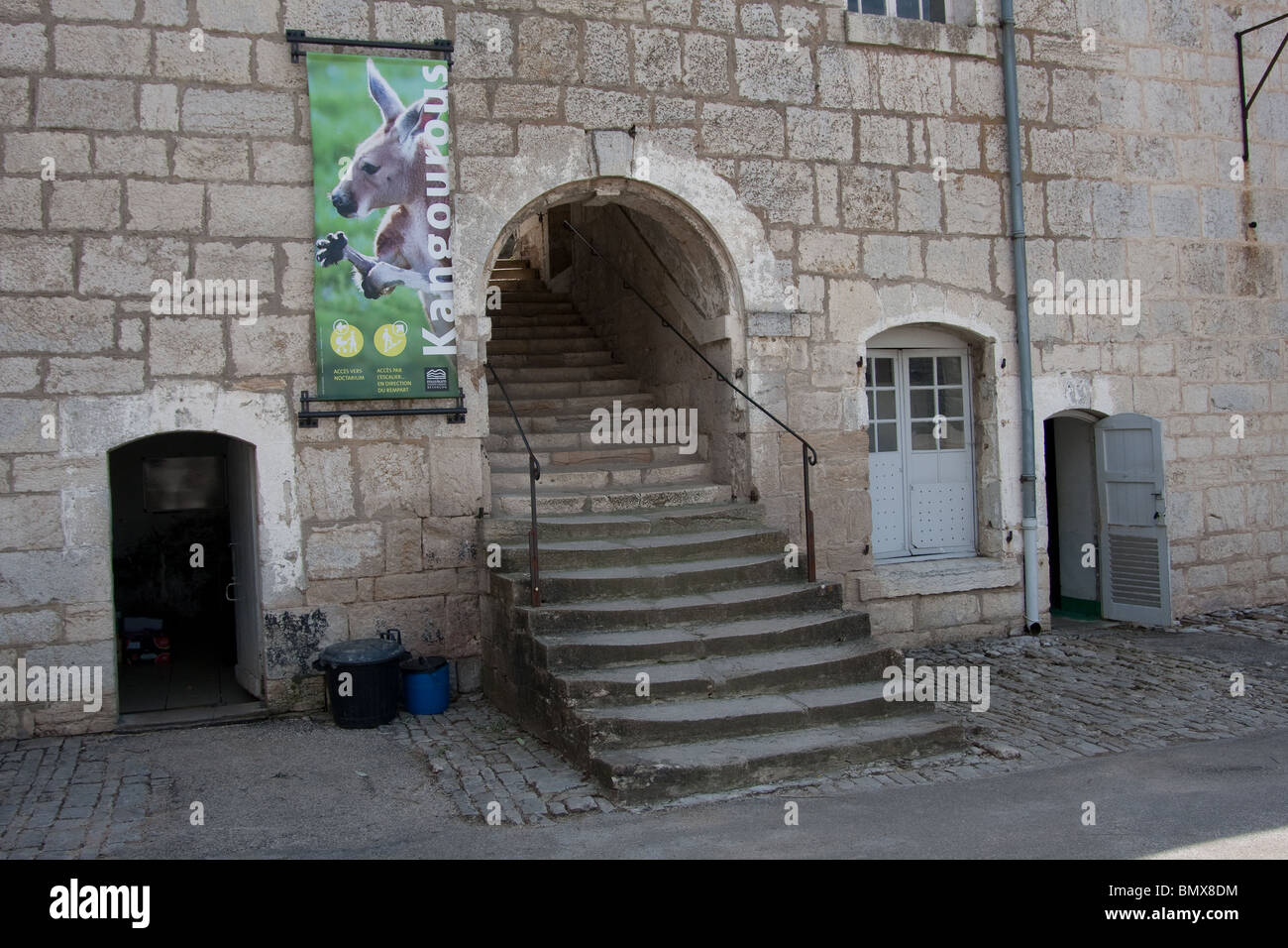 fortress castle citadel stone arch archway vauban Stock Photo - Alamy