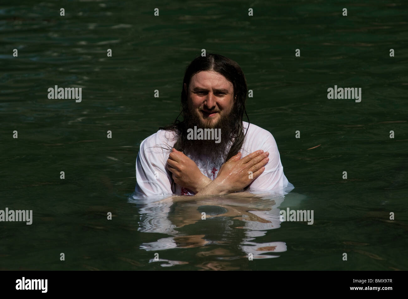 Baptismal bath hi-res stock photography and images - Alamy