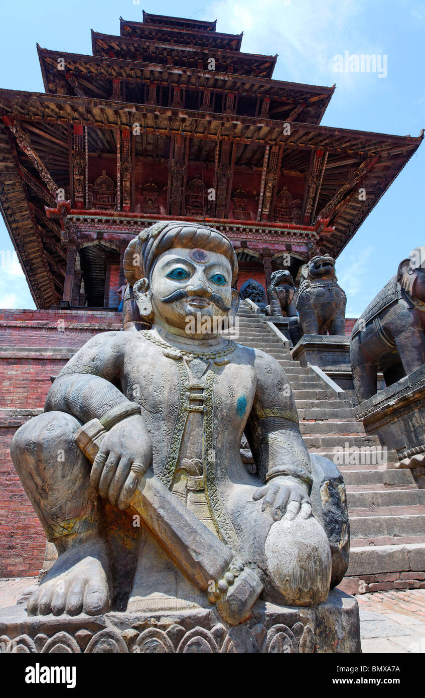 Nyatapola Temple, Bhaktapur, Kathmandu Valley, Nepal Stock Photo - Alamy