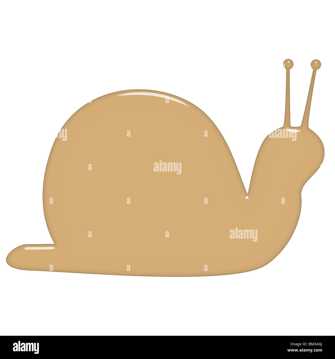 3d snail isolated in white Stock Photo - Alamy