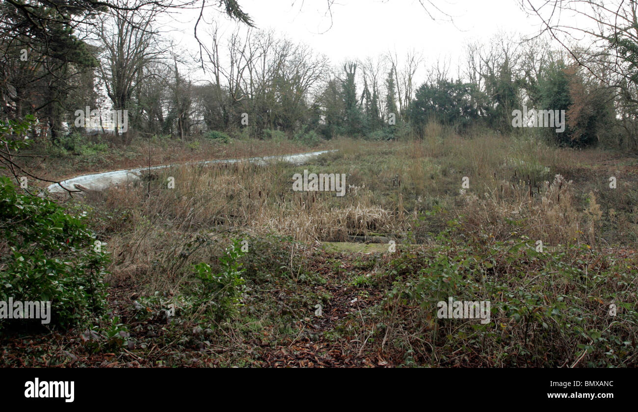 the ducker pond harrow middx Stock Photo - Alamy