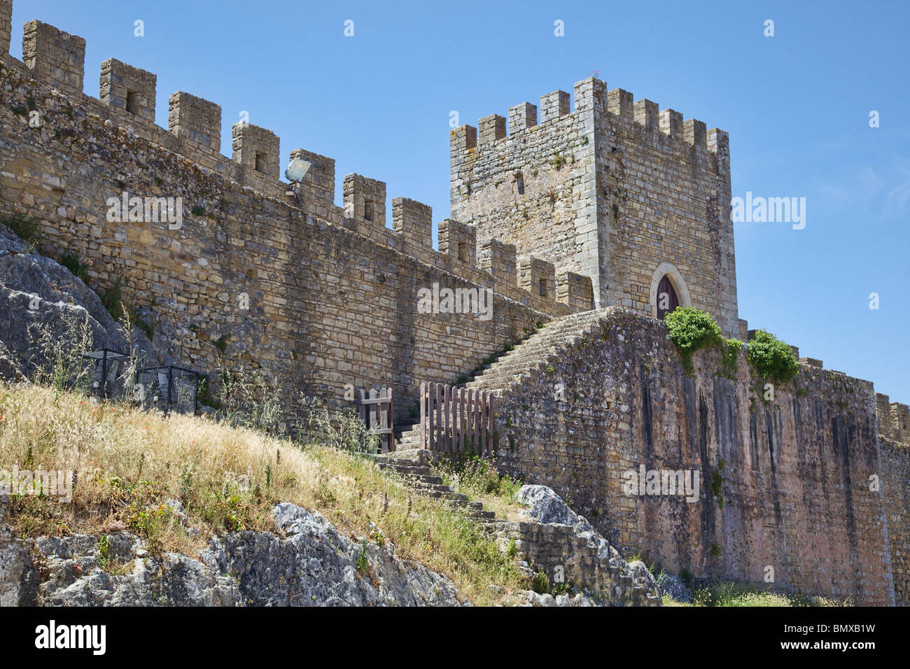 Medieval European Castle Stock Photo - Alamy