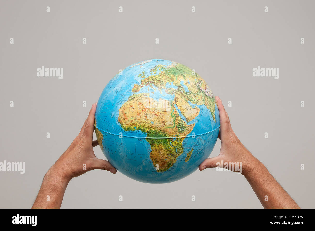World in your hands hi-res stock photography and images - Alamy