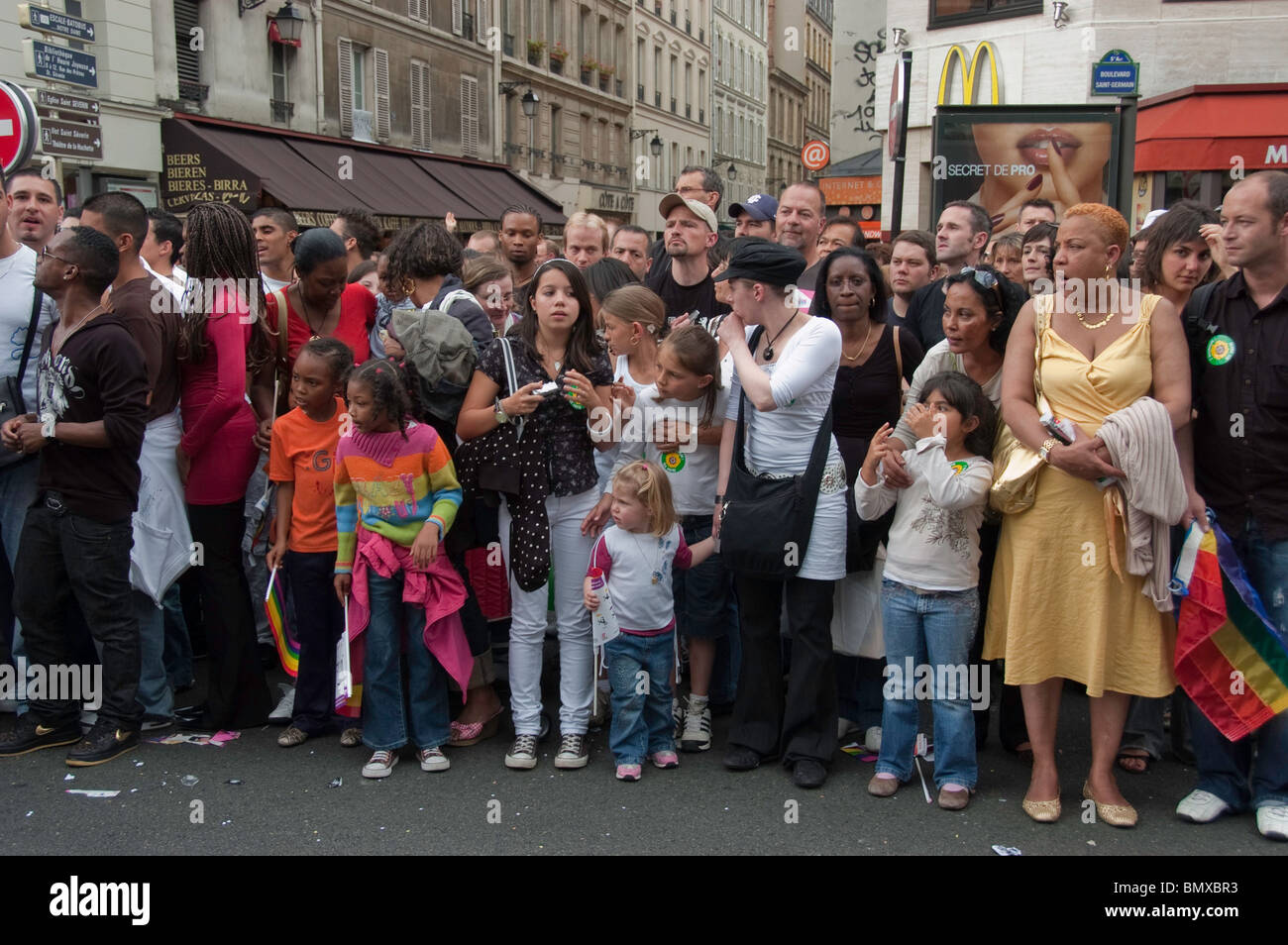 Paris, France, Public Events, Diverse Large Crowd, French People ...