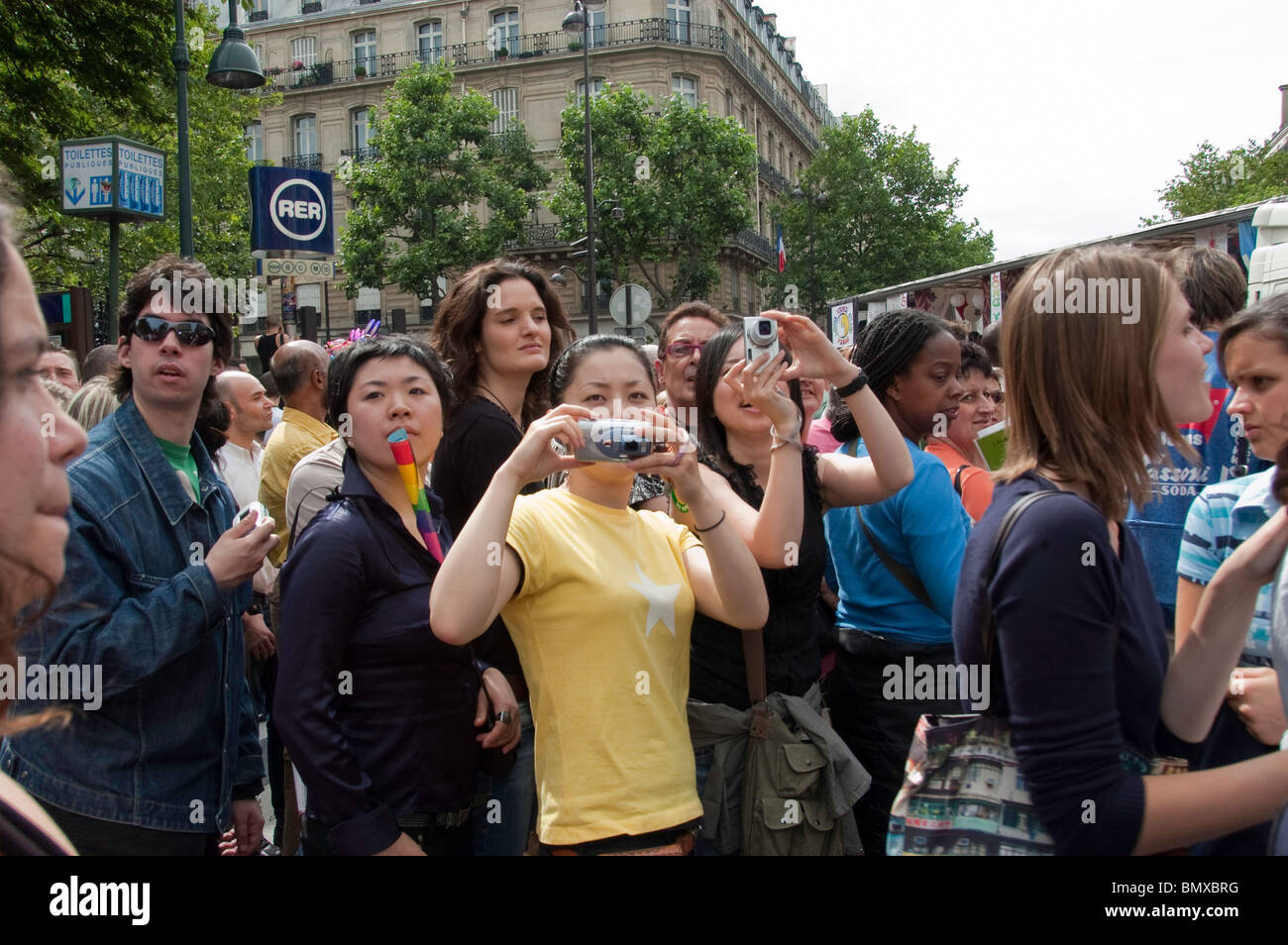 Paris, France, Public Events, people urban life style diverse Large ...