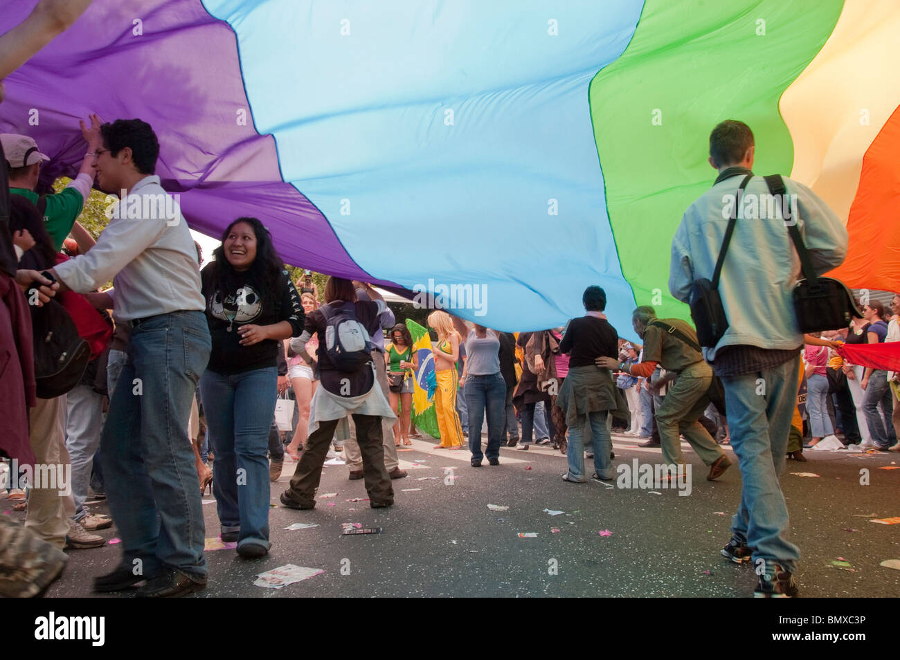 Lgbt pride celebration caucasians hi-res stock photography and images ...