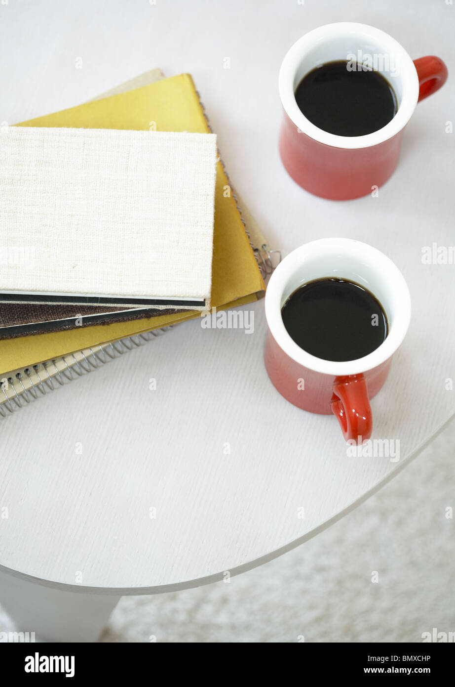 Coffee and notebook Stock Photo - Alamy