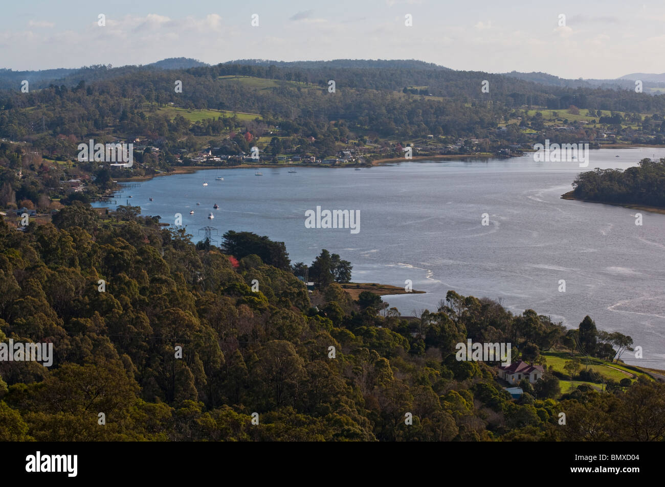 The Tamar River near Launceston in northern Tasmania Stock Photo - Alamy