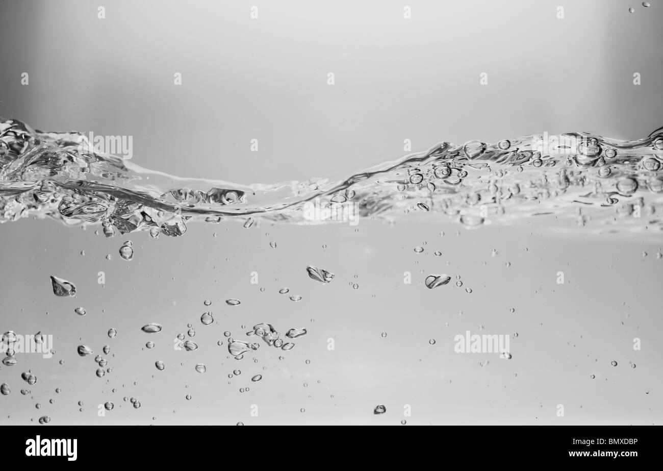 Clear fresh water splash Black and White Stock Photos & Images - Alamy