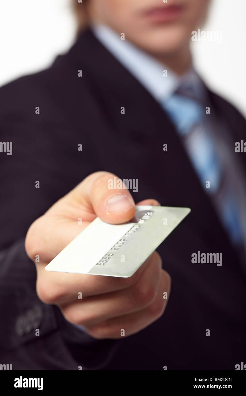 Credit card in the hand Stock Photo - Alamy
