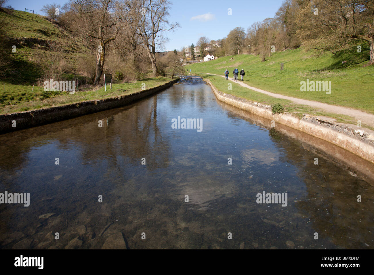 Bradford Dale in the White Peak district of Derbyshire Stock Photo - Alamy