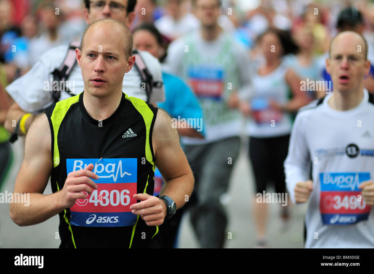 Mass participation running event, London, United Kingdom Stock Photo ...