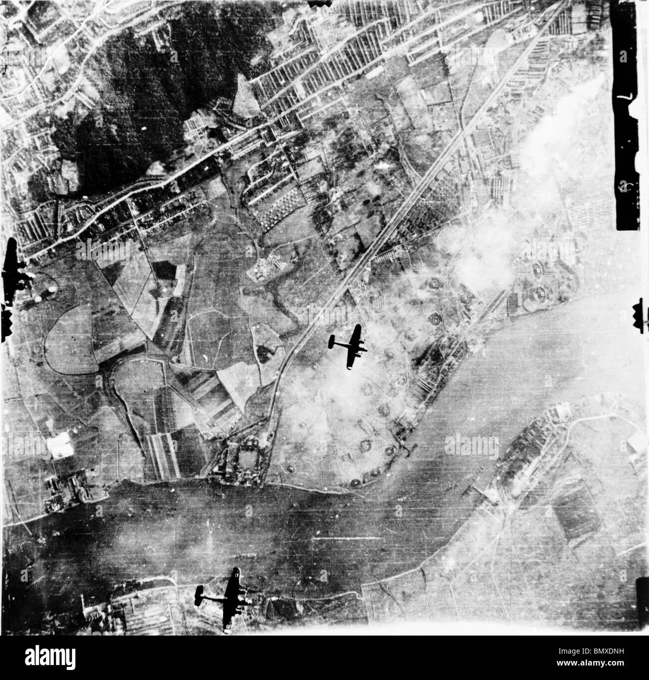 East London Luftwaffe Attack & Bombing Raid Stock Photo - Alamy