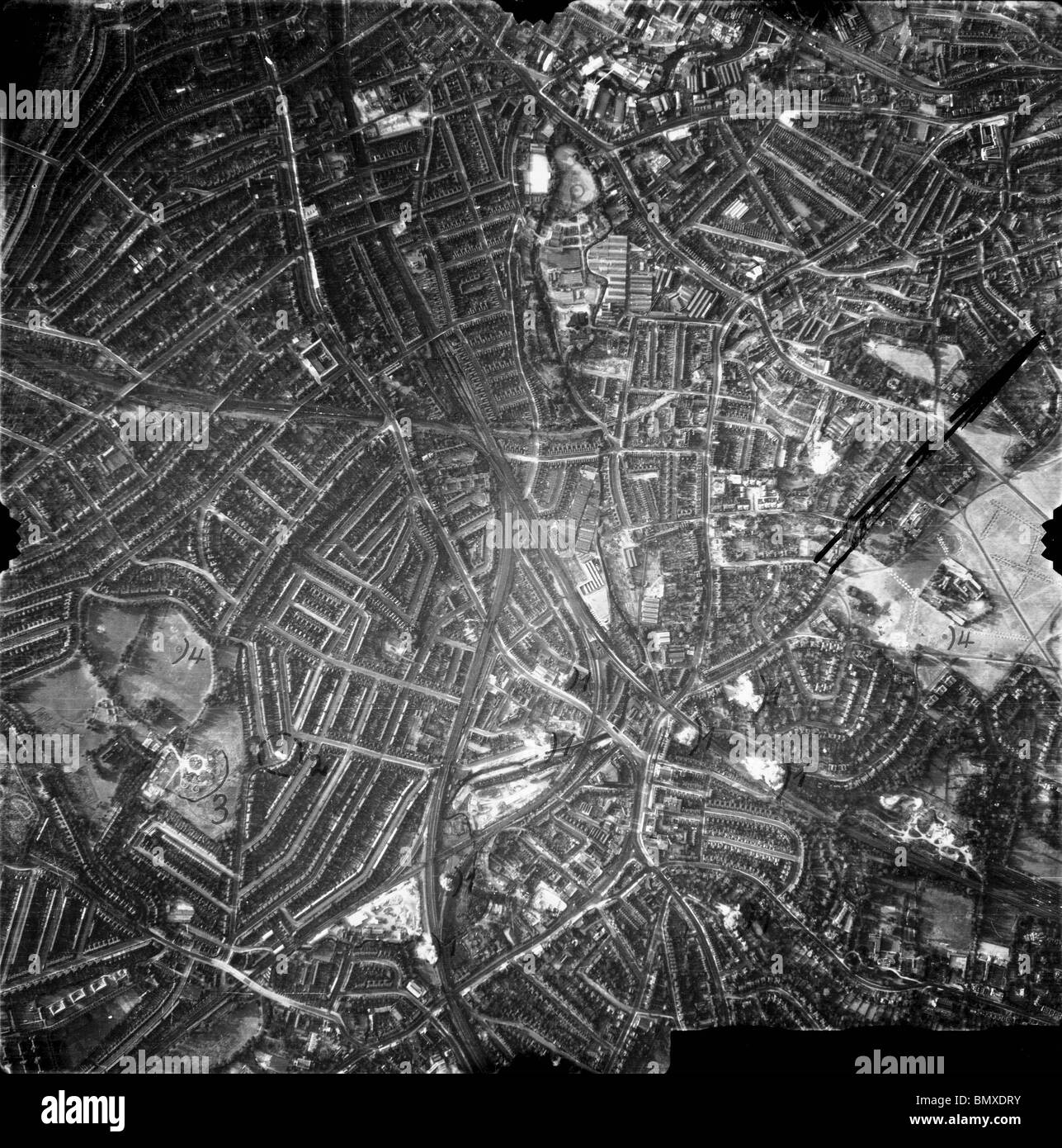 London Blitz Luftwaffe Bombing Raid Stock Photo - Alamy