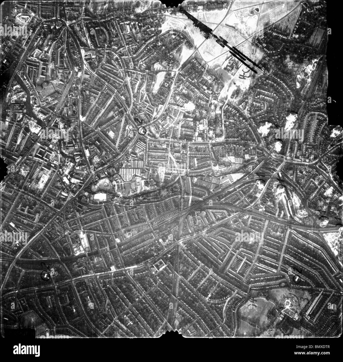 Nazi luftwaffe bombing Black and White Stock Photos & Images - Alamy