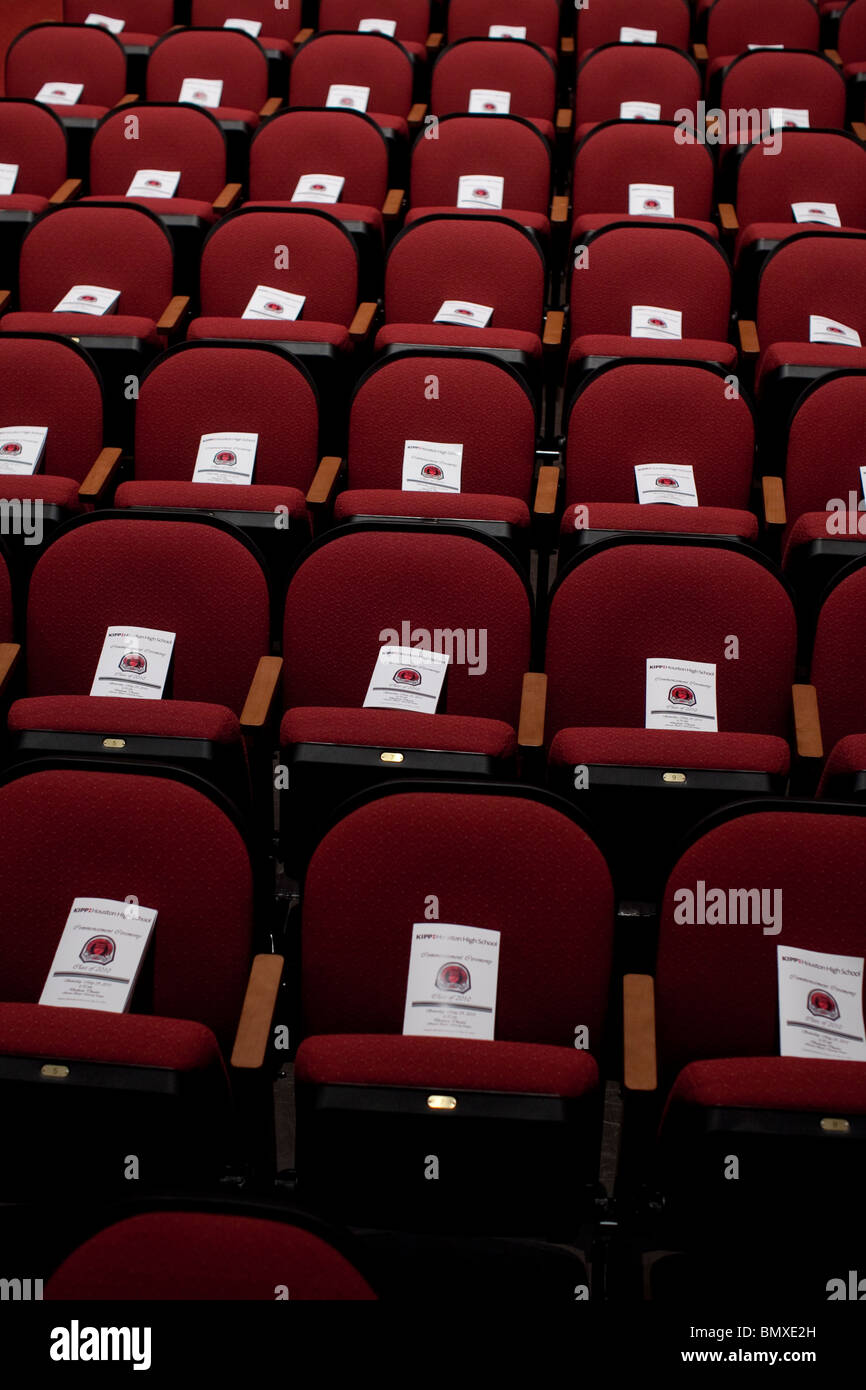 High school graduation ceremony at KIPP Academy, a nationally ...