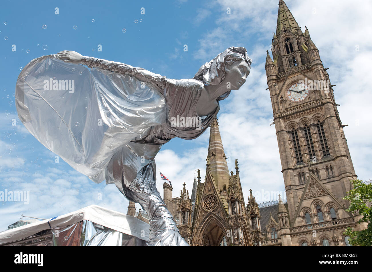 The Spirit of Manchester, the lead figure at the first Manchester Day ...