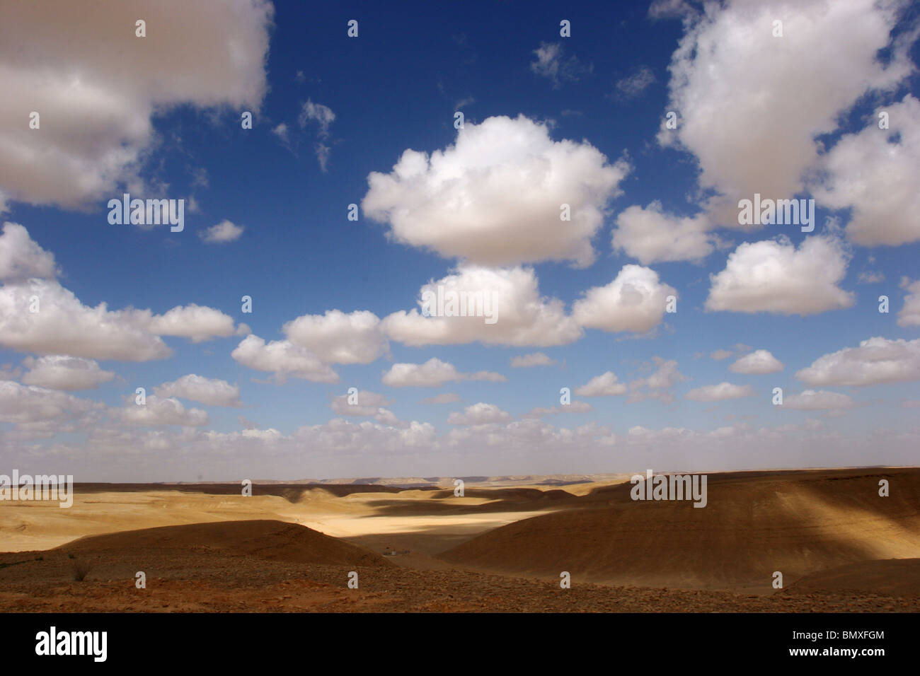 Israel, Negev, Moshav Tzofar, Desert Landscape Stock Photo - Alamy