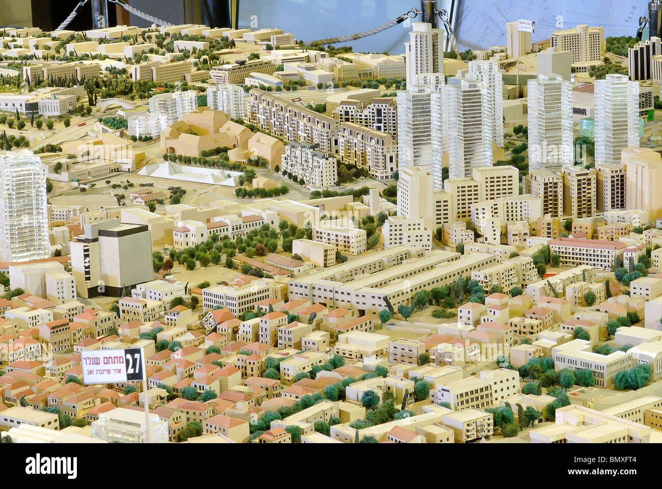 Israel, Jerusalem, A scaled model of the city Stock Photo - Alamy