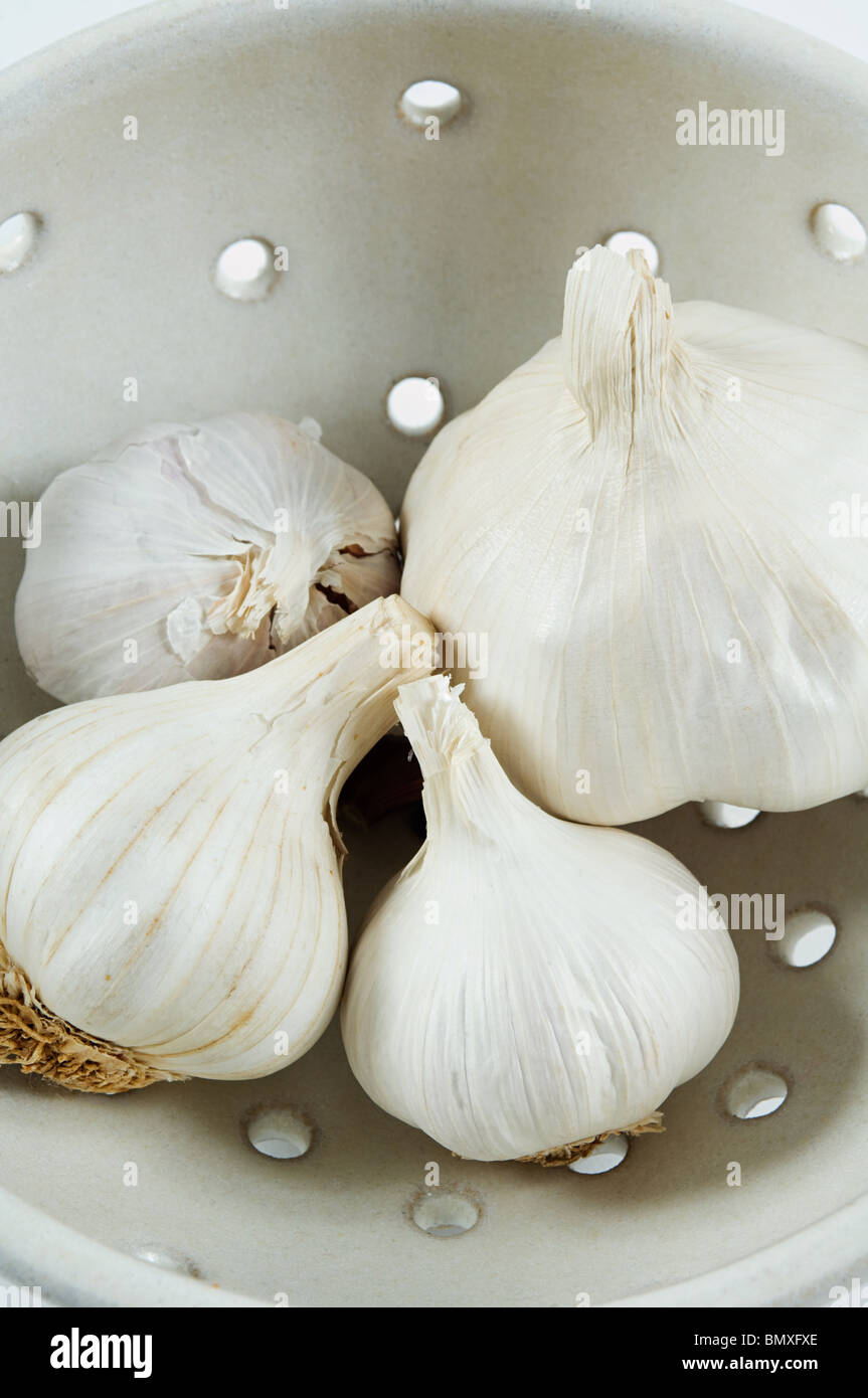 Bulbs of garlic Stock Photo - Alamy
