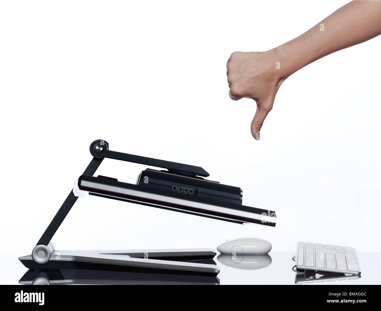 communication between human hand and a computer display monitor on ...
