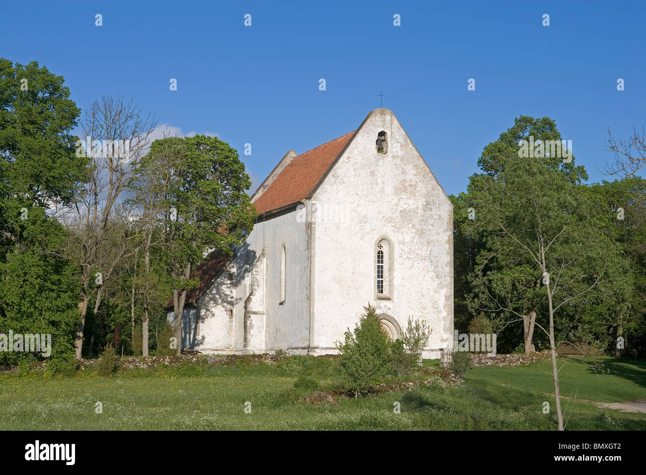 Estonia,Saaremaa Island,Karja,Church,13th-14 th century,german church ...