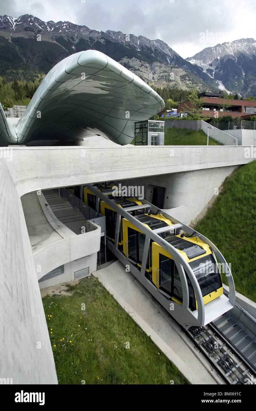 Hungerburgbahn, Hungerburg Station, Innsbruck, Tyrol, Austria Stock ...