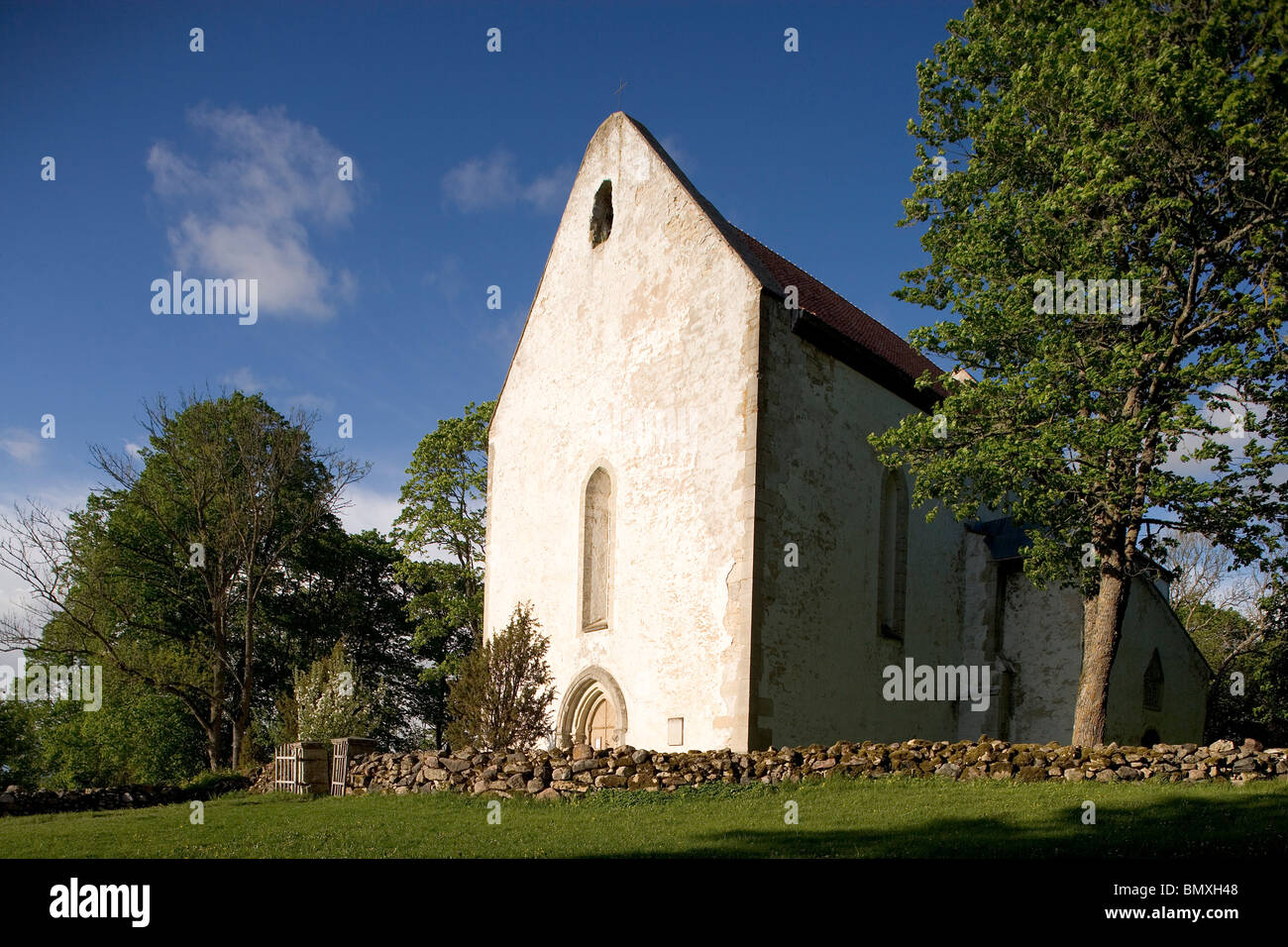 Estonia,Saaremaa Island,Karja,Church,13th-14 th century,german church ...
