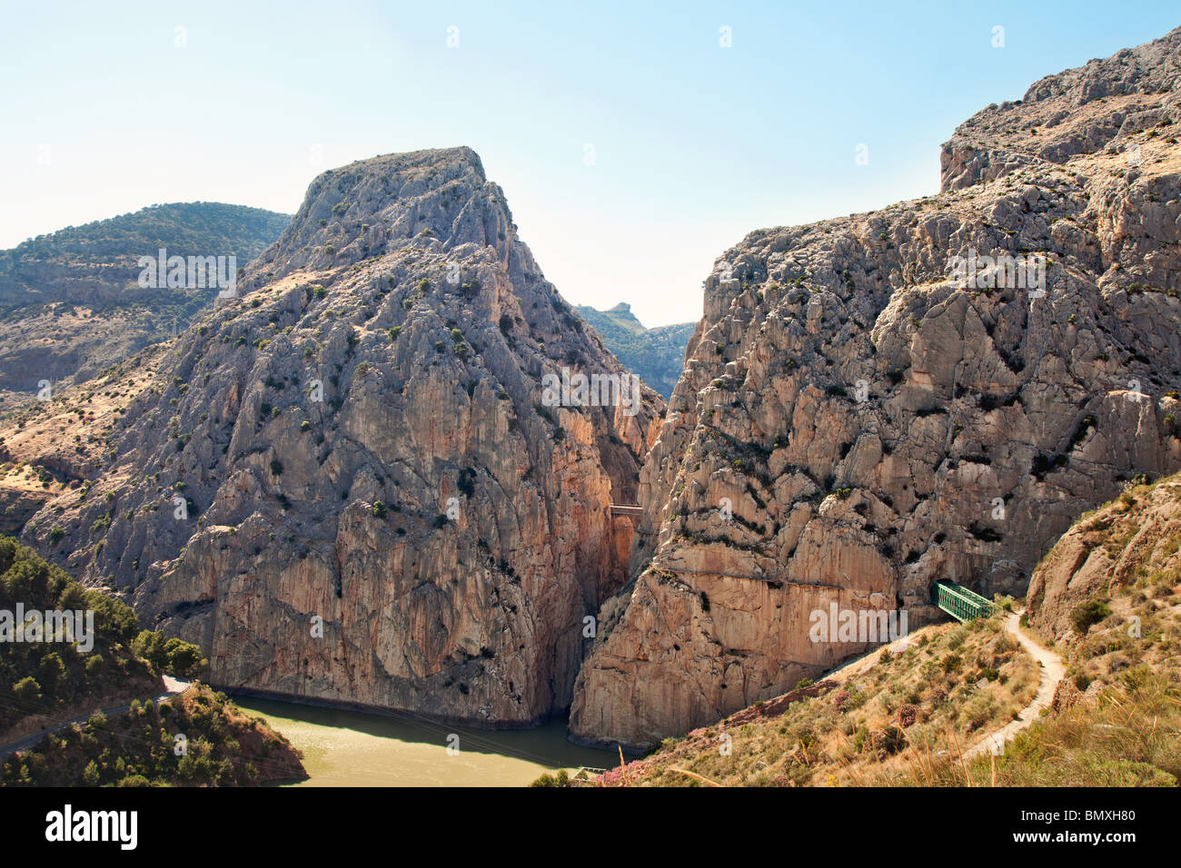 Gorge in El Chorro, Andalusia, Spain Stock Photo - Alamy