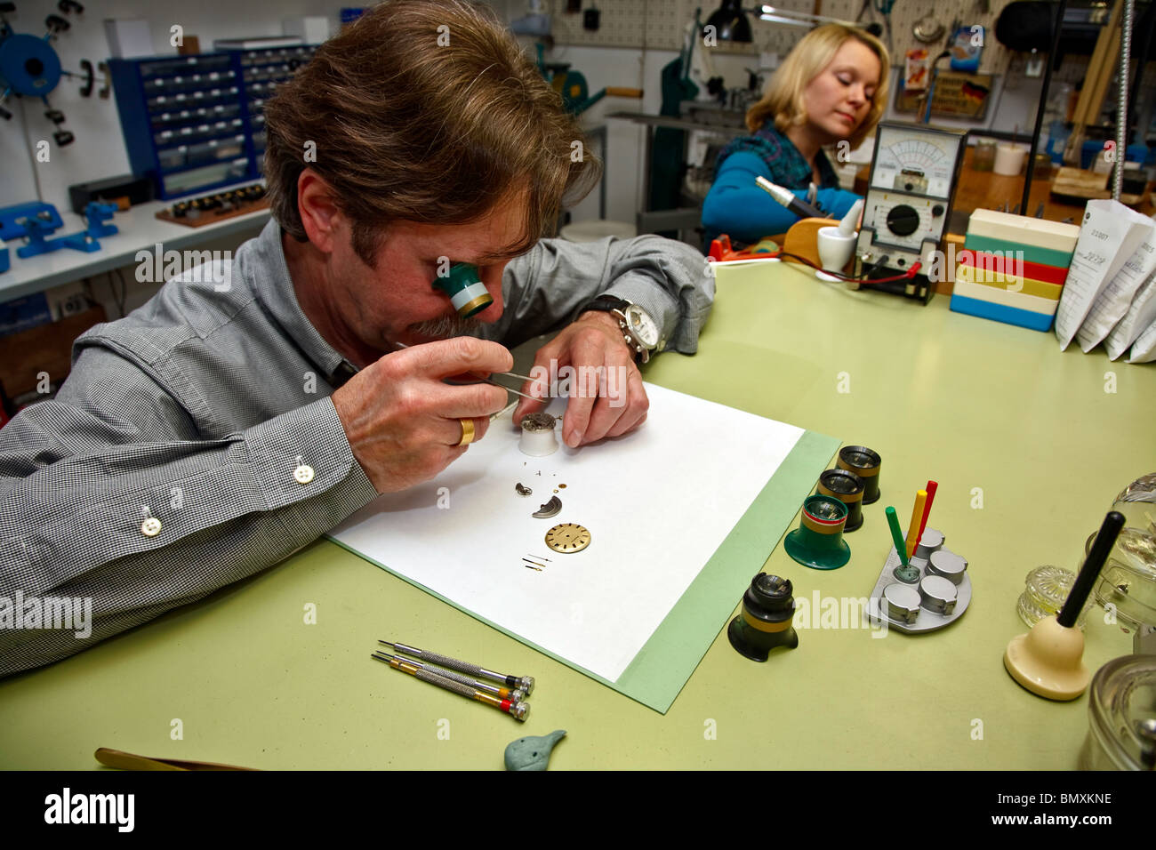 Uhrenmachermeister hi-res stock photography and images - Alamy