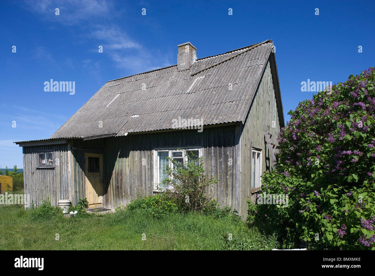 Estonia,Muhu Island,Koguva,Open Air Museum,traditional houses,wooden ...