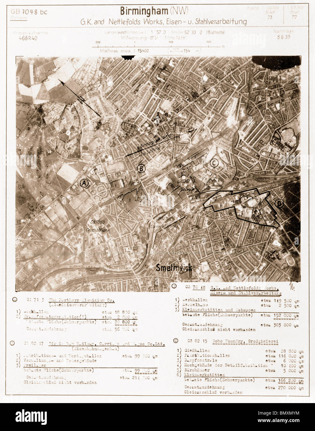 Smethwick, Birmingham - Midlands 8th June 1939 Soho Foundry, The ...