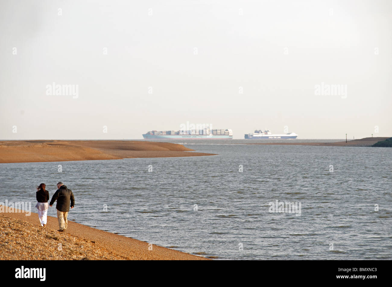 River deben estuary bawdsey ferry suffolk uk hi-res stock photography ...