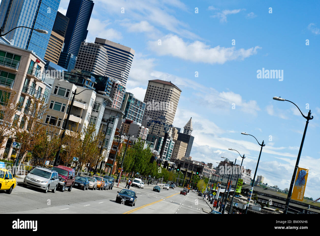 Seattle usa street scene hi-res stock photography and images - Alamy