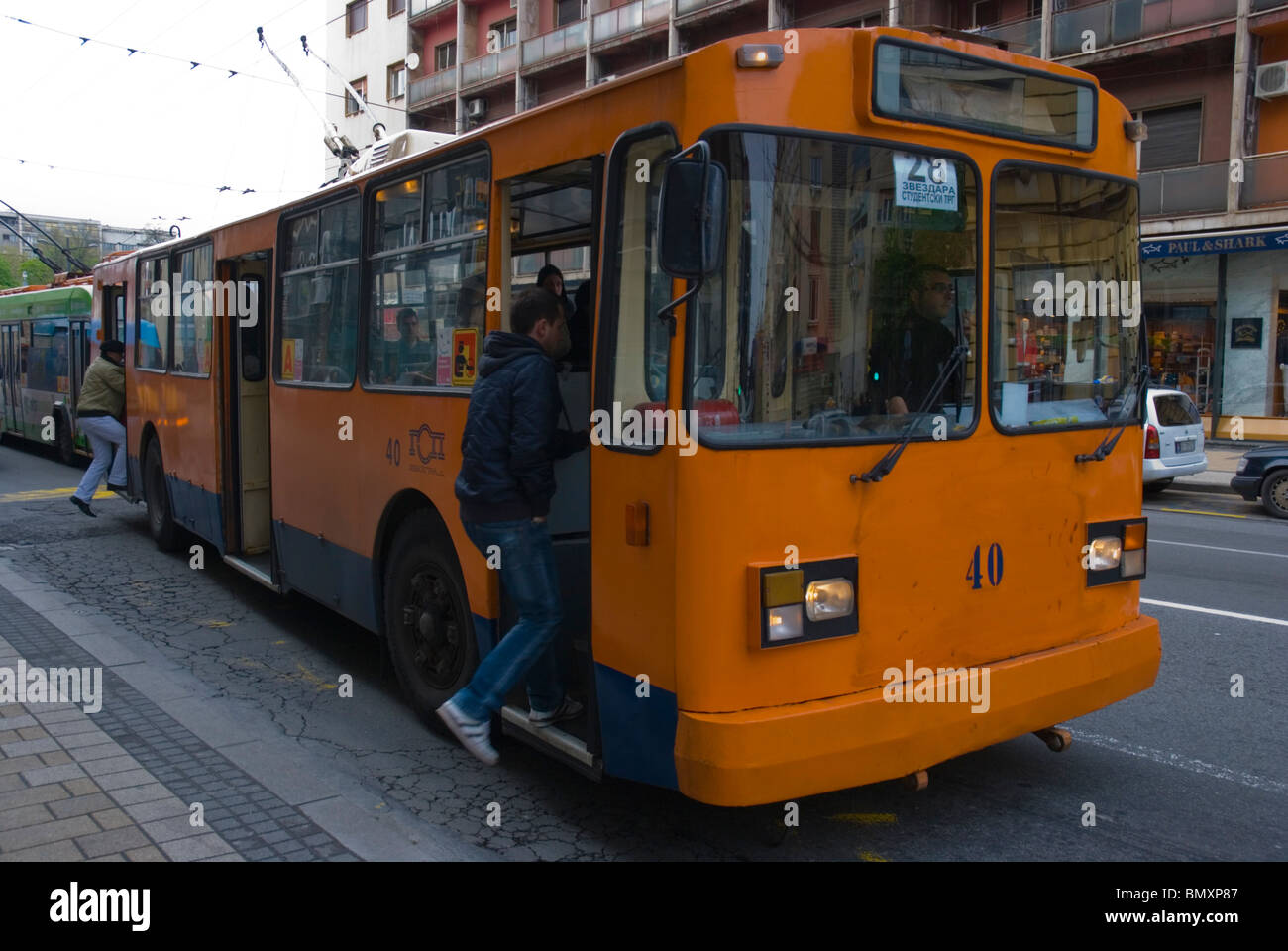 Trolley bus hi-res stock photography and images - Alamy