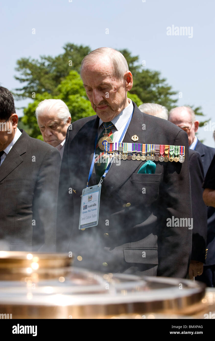 Australian Maj. Gen. James Hughes in Seoul for war anniversary Stock ...