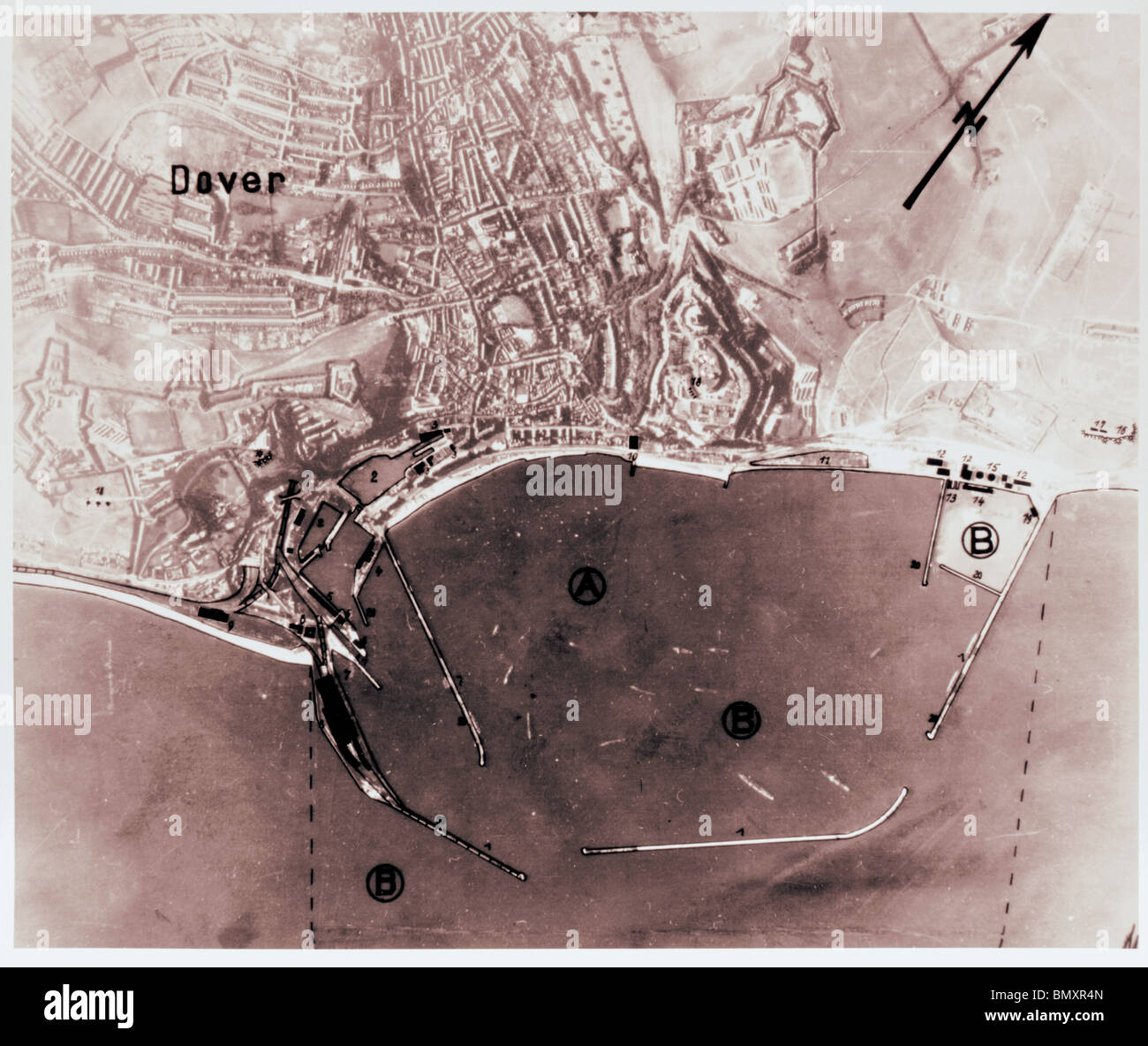Dover - Kent 20th November 1939 Port of Dover & Docks Stock Photo - Alamy