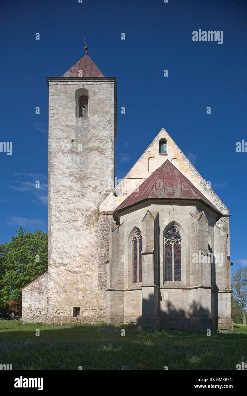 Estonia,Saaremaa Island,Church,13th-14 th century,Valjala Stock Photo ...
