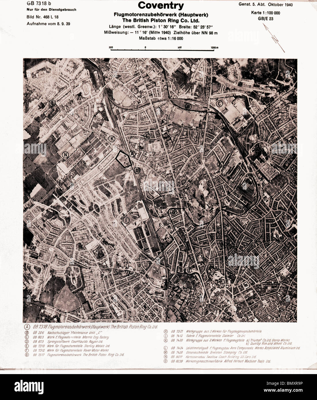 Maps of coventry hi-res stock photography and images - Alamy