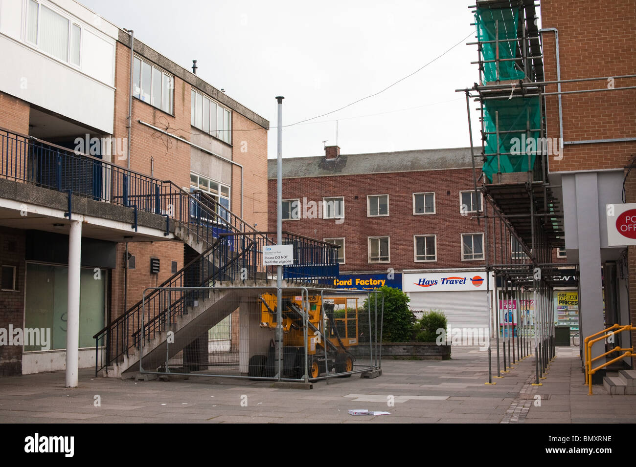 Retail shops in Britains first pedestrian town centre in Billingham ...