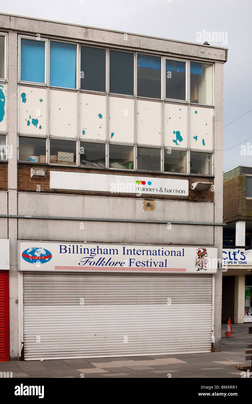 Retail shops in Britains first pedestrian town centre in Billingham ...