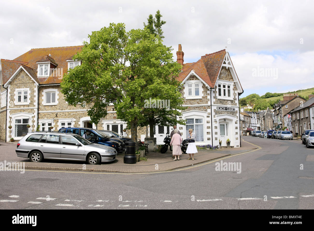 The small Devon village of Beer in England Stock Photo - Alamy