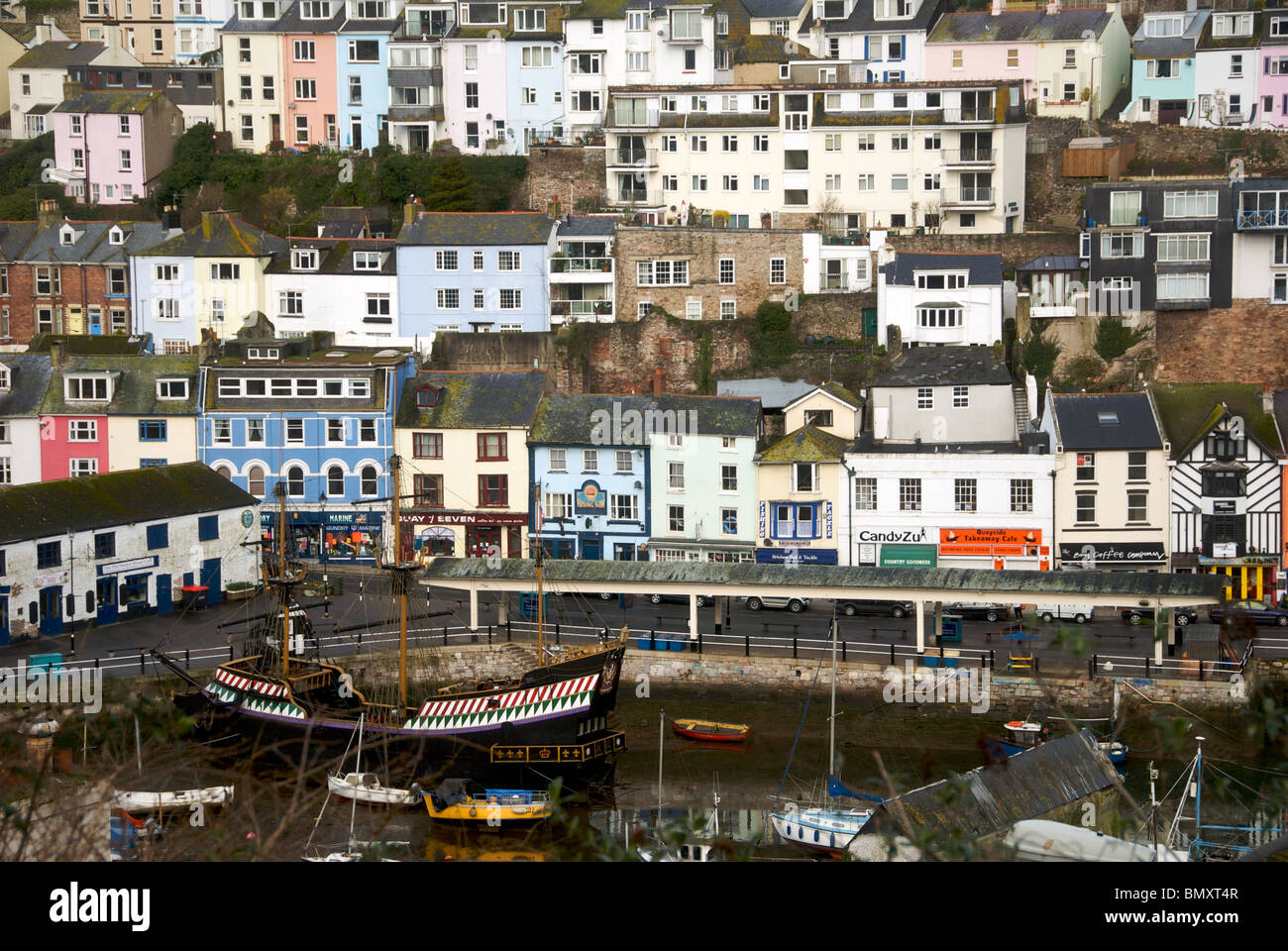 Brixham Devon UK Harbor Harbour Stock Photo - Alamy