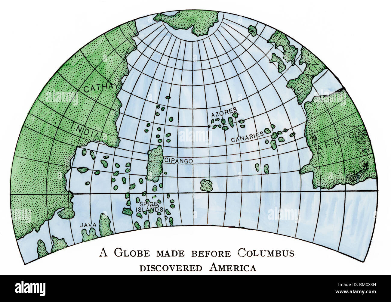 Medieval world map hi-res stock photography and images - Alamy